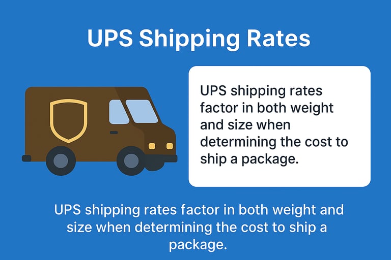 Determining UPS Shipping Rates
