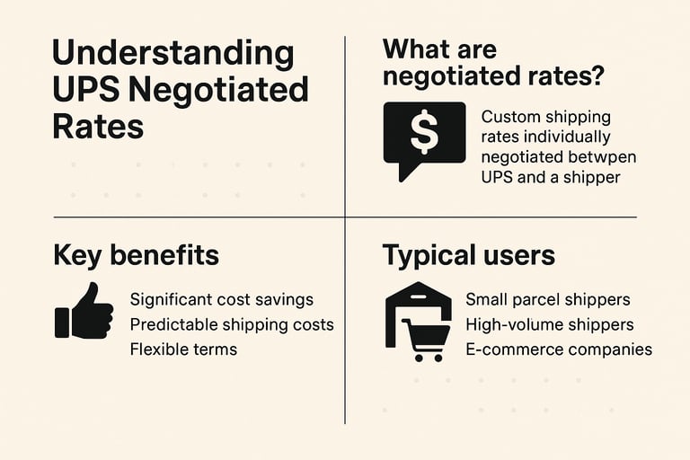UPS Negotiated Rates