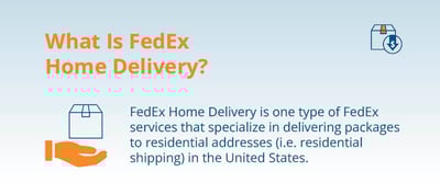 FedEx SmartPost Vs. Home Delivery