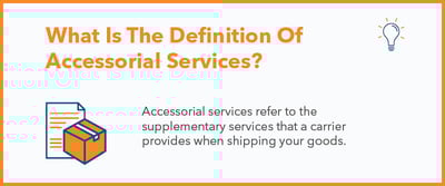 What are Accessorial Fees in Shipping?