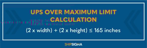 UPS Over Maximum Limits Charge 2022