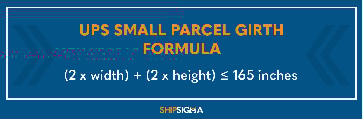 UPS Small Parcel Size