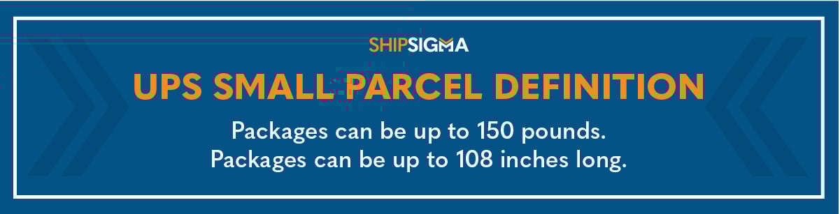 UPS Small Parcel Size