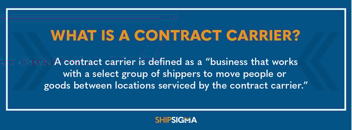Contract Carrier Example